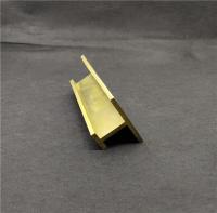 China Copper H Section Sizes 5mm to 180mm for Window Frame Decoration Extruded Profiles for sale