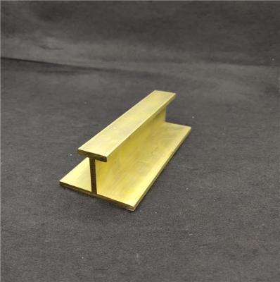 China Copper H Secction Sizes for Window Frame Copper H Bars for Decoration for sale