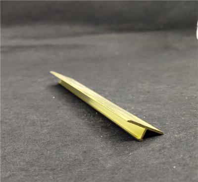 China Copper Bars Copper Zinc Alloy T Bars for Interior Decoration Angle for sale