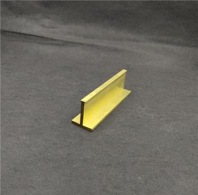China Brass T Sheet for Window Section and Door Frame Copper Materials for T Bar for sale