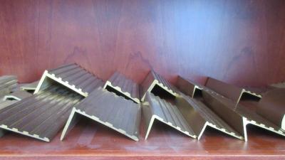 Luxurious Straight Copper Alloy Brass Stair Nosing For Villa