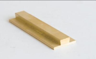 China High Polish Brass T-Shaped Antirust Brass T Bar T Shape Brass Extrusions for sale