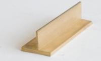 China Solid Brass T-Shaped Profile Antirust Brass T Bar for Interior Decoration H62 H59 for sale