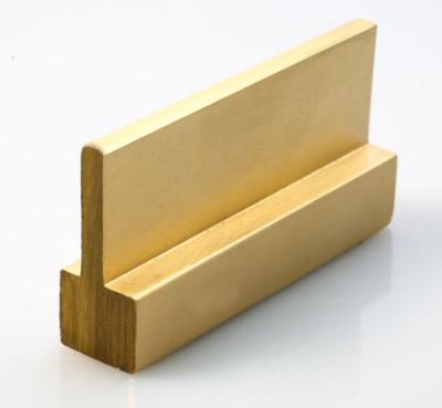 China Solid Brass T-Shaped Antirust Brass-T Profiles For Interior Decoration for sale