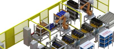 Cina linea di produzione della batteria per auto elettrica 10PPM PLC Auto Starter Batteria al litio produzione batteria agli ioni di litio produ in vendita