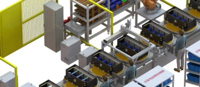 Cina linea di produzione della batteria per auto elettrica 10PPM PLC Auto Starter Batteria al litio produzione batteria agli ioni di litio produ in vendita