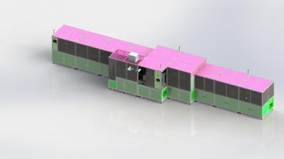 China Linha de produção alta da bateria de lítio da segurança profissional com capacidade de produção alta à venda