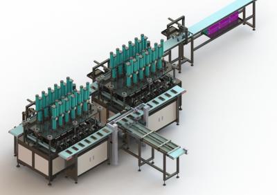 Cina attrezzatura calda di pressatura fredda della stazione del doppio di catena di montaggio dell'Accumulatore litio-ione 15PPM in vendita