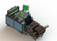 China Battery Pole Piece Adhesive Tape Cutting Machine Uncoiling Automatically for sale