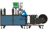 China Battery Pole Piece Adhesive Tape Cutting Machine Uncoiling Automatically for sale