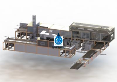 Cina Linea di produzione completamente automatica della batteria al litio dell'essiccatore di pulizia della batteria in vendita