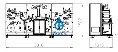 China Parte de polo Tab Laser Cutting Machine Laser da bateria que faz a máquina 3kw 220V à venda