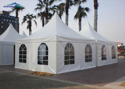 China Event Pagoda Gazebo Outdoor PVC Canopy Tent Sun Shade With Sides for sale
