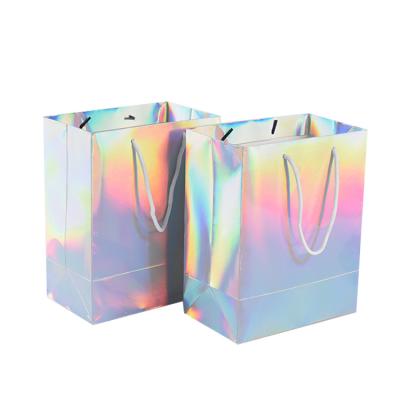 Cina Sacchetto della spesa degradabile di plastica preciso del laser di consegna brillante del sacco di carta in vendita