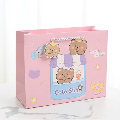 China Custom Design Ribbon Handle Luxury Paper Bag For Jewelry Cosmetic Gift Clothing Shopping Packaging Art Paper Bag for sale