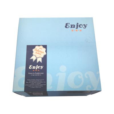 China Eyelash Box Paper Food Packaging Boxes With Handle for sale