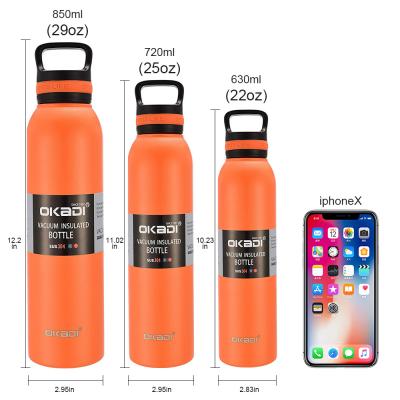 Cina Disegno personalizzato Large Thermos Flask Bpa Free Isolato Caldo Vakuo 304 Flasco in acciaio inossidabile 750ml in vendita