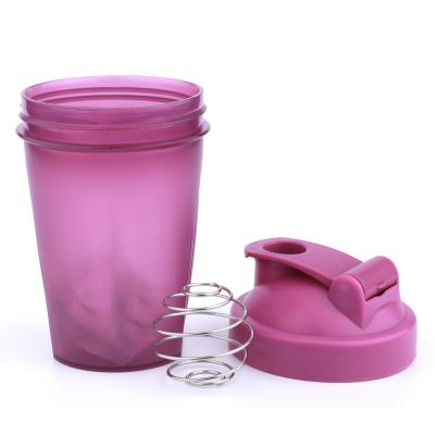 Cina 14oz Bottiglia per palestra Blendere bottiglia d'acqua Classic Loop Top Shaker Bottiglia d'acqua in vendita