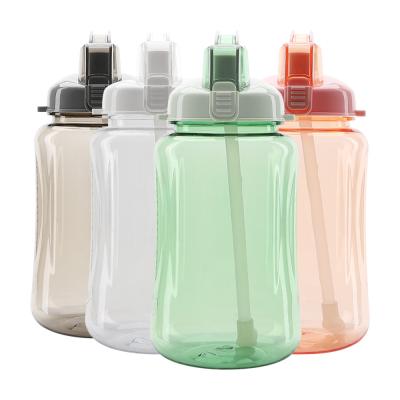 Cina 2022 Nuovo logo personalizzato Bpa Free Sports PP Bottiglia d'acqua con tappo 2 in 1Booth 1500ml Bottiglie d'acqua di plastica in vendita