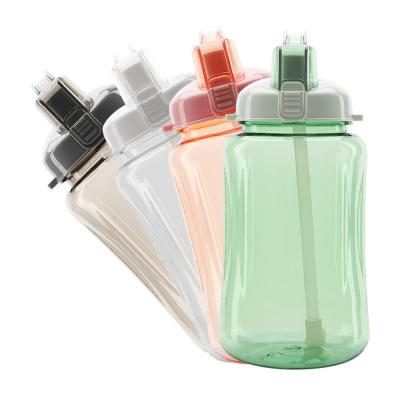 Cina 2022 Nuovo logo personalizzato Bpa Free Sports PP Bottiglia d'acqua con tappo 2 in 1Booth 1500ml Bottiglie d'acqua di plastica in vendita