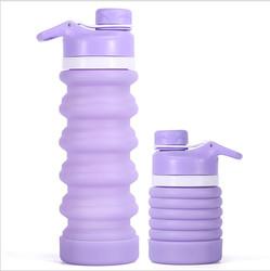 Cina Tazze pieghevoli di alta qualità, morbide, senza BPA, di gomma di silicone, con coperchio in vendita