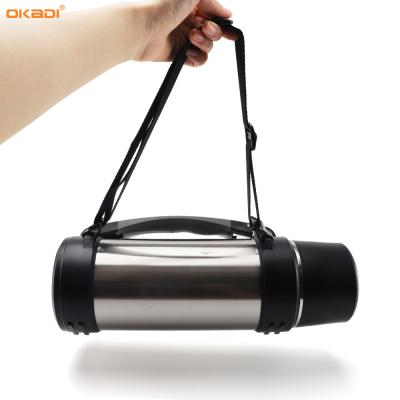 Cina 1.5 L Vasca da viaggio a vuoto e bottiglie Doppia parete Termo inossidabile grande Bottiglia di viaggio grande in vendita