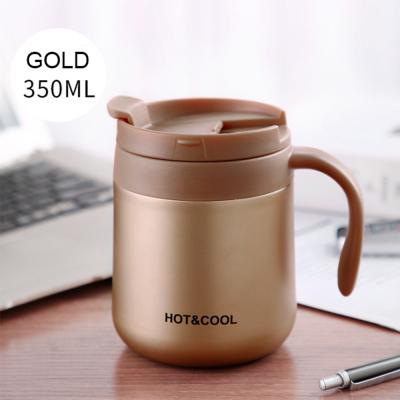 Cina Tazze personalizzate da 350 ml con logo, tazze di caffè o di tè isolanti promozionali con coperchio e maniglie in vendita