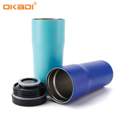 Cina 2019 Nuovi prodotti Stampa personalizzata 16OZ Twizz Travel Mug, Polvere rivestita in acciaio inossidabile Tazza da sofà/ in vendita