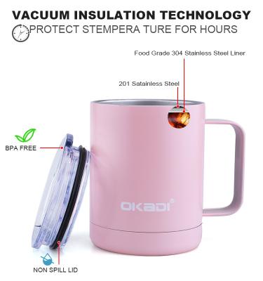 Cina 14 oz di acciaio inossidabile a doppia parete idraulico isolato sorseggiare attraverso il coperchio colori multipli BPA libero in vendita