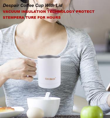 Cina 14 oz di acciaio inossidabile a doppia parete idraulico isolato sorseggiare attraverso il coperchio colori multipli BPA libero in vendita