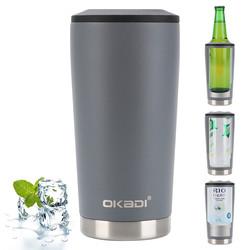 Cina ChinaSupply Accetta personalizzazione 16oz Tazze in acciaio inossidabile a vuoto Tazza con coperchio in vendita