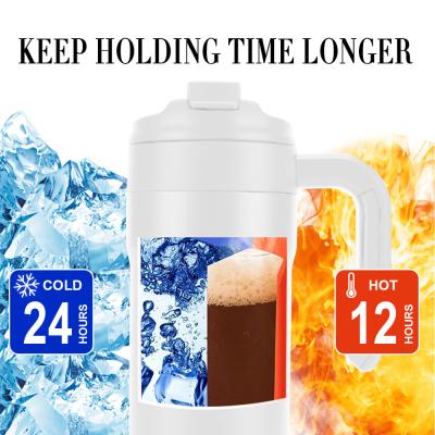 Cina Tazze di acciaio inossidabile caldo con maniglia per isolamento termico e protezione contro il freddo in vendita