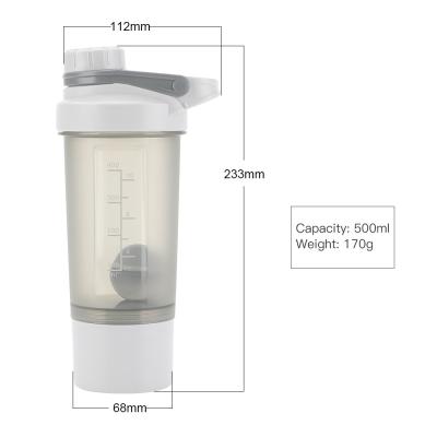 中国 500ml 16オンス ミキサーボール スポーツタンパク質ジョイ 販売のため