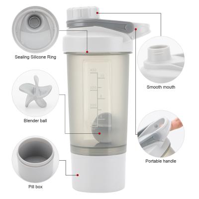 中国 500ml 16オンス ミキサーボール スポーツタンパク質ジョイ 販売のため