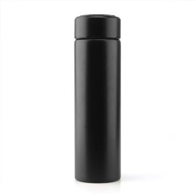 Cina 500 ml Dietro muro doppio Acciaio inossidabile Isolato a vuoto Display di temperatura a Led Termoflesche Smart Bottiglia d'acqua in vendita