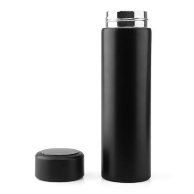 Cina 500 ml Dietro muro doppio Acciaio inossidabile Isolato a vuoto Display di temperatura a Led Termoflesche Smart Bottiglia d'acqua in vendita