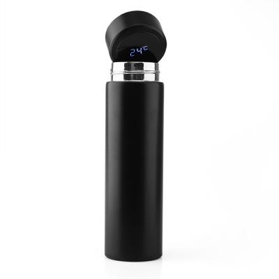 Cina 500 ml Dietro muro doppio Acciaio inossidabile Isolato a vuoto Display di temperatura a Led Termoflesche Smart Bottiglia d'acqua in vendita
