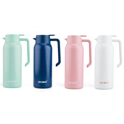China 2020 Novos Produtos Termos de vácuo isolado com tampa, parede dupla de aço inoxidável Carafe de café térmico à venda