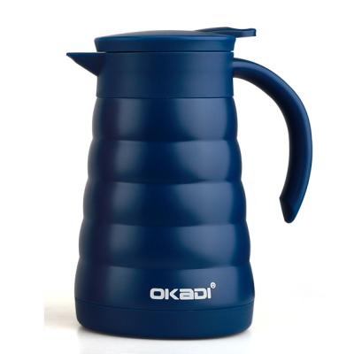 China 27OZ 800ml Pot de café de vácuo Metal de parede dupla Ferro inoxidável Thermo Jar Termos Jar de café à venda