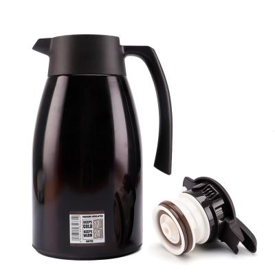Cina 1500 ml 2000 ml Moka Pot in acciaio inossidabile a doppia parete Termica Caffettiera Isolata in vendita