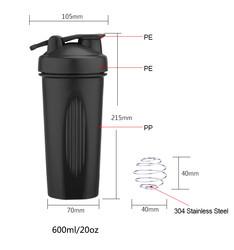 China Botella deportiva de plástico de color PP personalizada 800 ml 500 ml en venta