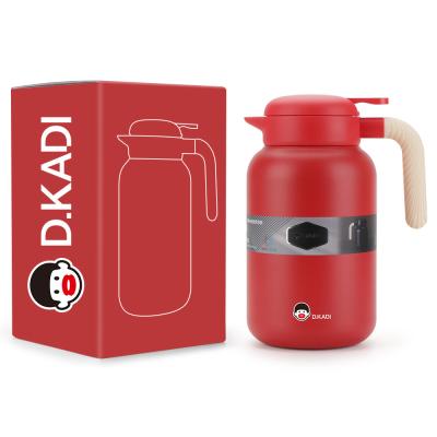 Cina 1300 ml 2000 ml Doppia parete Acciaio inossidabile Isolato a vuoto Caffé Carafe Termo Acqua Calda Tè in vendita