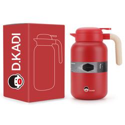Cina 1300 ml 2000 ml Doppia parete Acciaio inossidabile Isolato a vuoto Caffé Carafe Termo Acqua Calda Tè in vendita