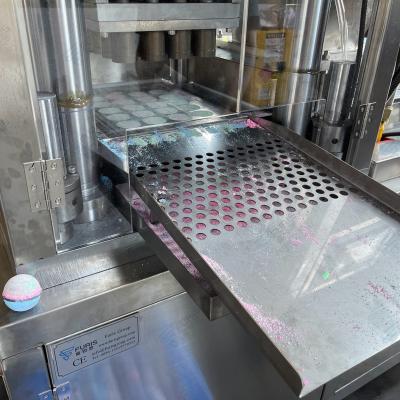 China Hydraulic Type Bath bomb Press Machine Bath Salts Making Machine Molding Machine for sale