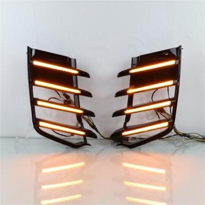 China Advanced ABS LED Turn Signal Fog Lamp Cover for Toyota Land Cruiser LC300 2022 2023 for sale