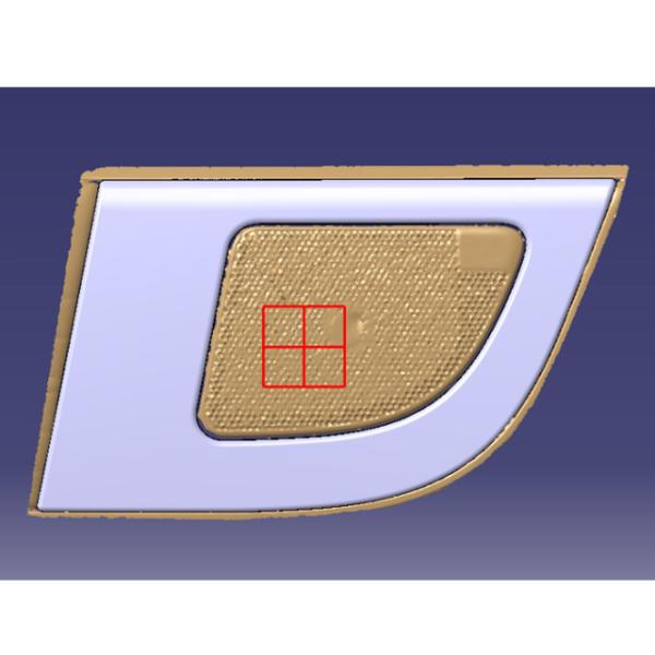Quality 2024 Toyota Alphard Carbon Fiber Car Door Horn Cover in Tan Color with Nomal for sale