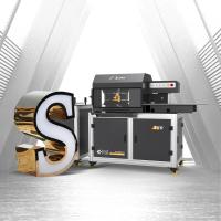 China EJON T20 Outdoor Advertising Automatic SS Signs Making Machine Material Width 10-130mm for sale