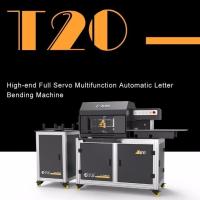 China EJON T20 Outdoor Advertising Automatic SS Signs Making Machine Material Width 10-130mm for sale