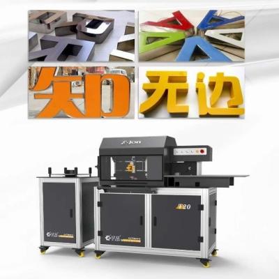 Cina EJON T20 Pubblicità all'aperto Segnali automatici di SS Produrre la macchina Materiale Larghezza 10-130 mm in vendita