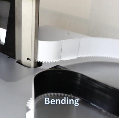 China ET20C Sistema de lâmina dupla CNC Bender de carta de canal para alimentação automática e entalhe à venda